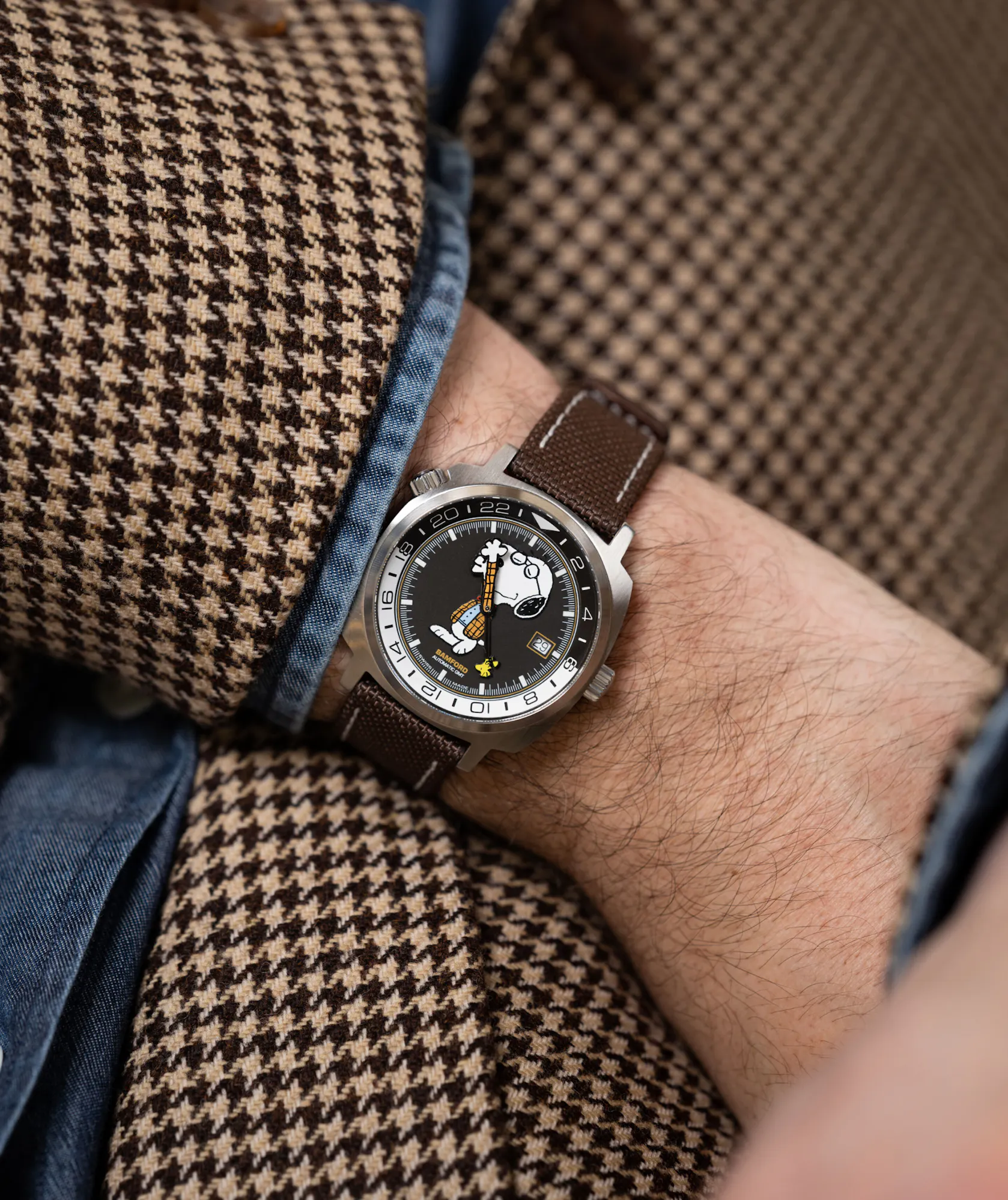 The Bamford × Peanuts “Joe Preppy” GMT | Limited Edition For HODINKEE ...