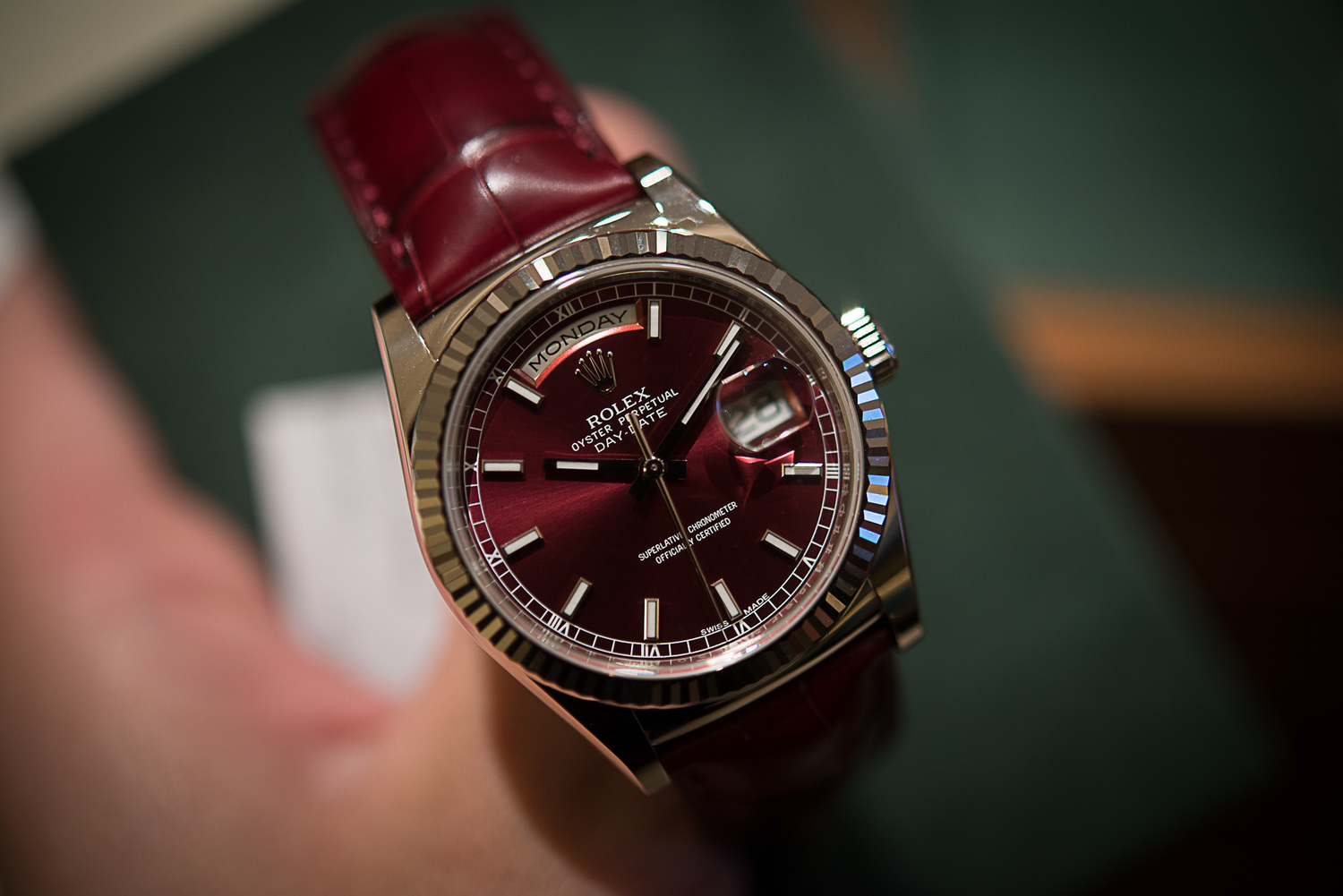 Hands-On: With The New Rolex Day-Date With Colored Dials (Live Pics ...