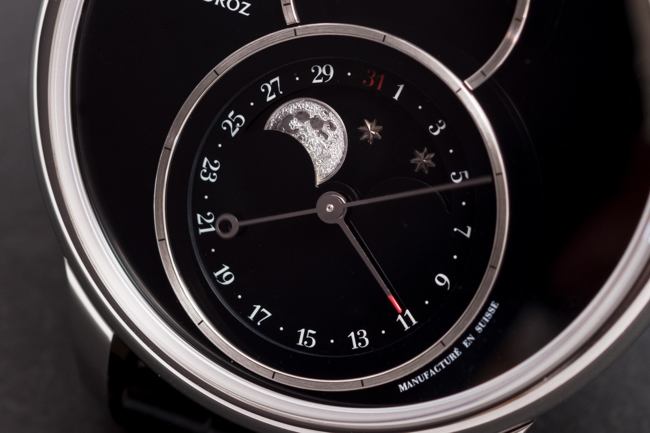 Hands-On: The Jaquet Droz Grande Seconde Moon Onyx - HODINKEE