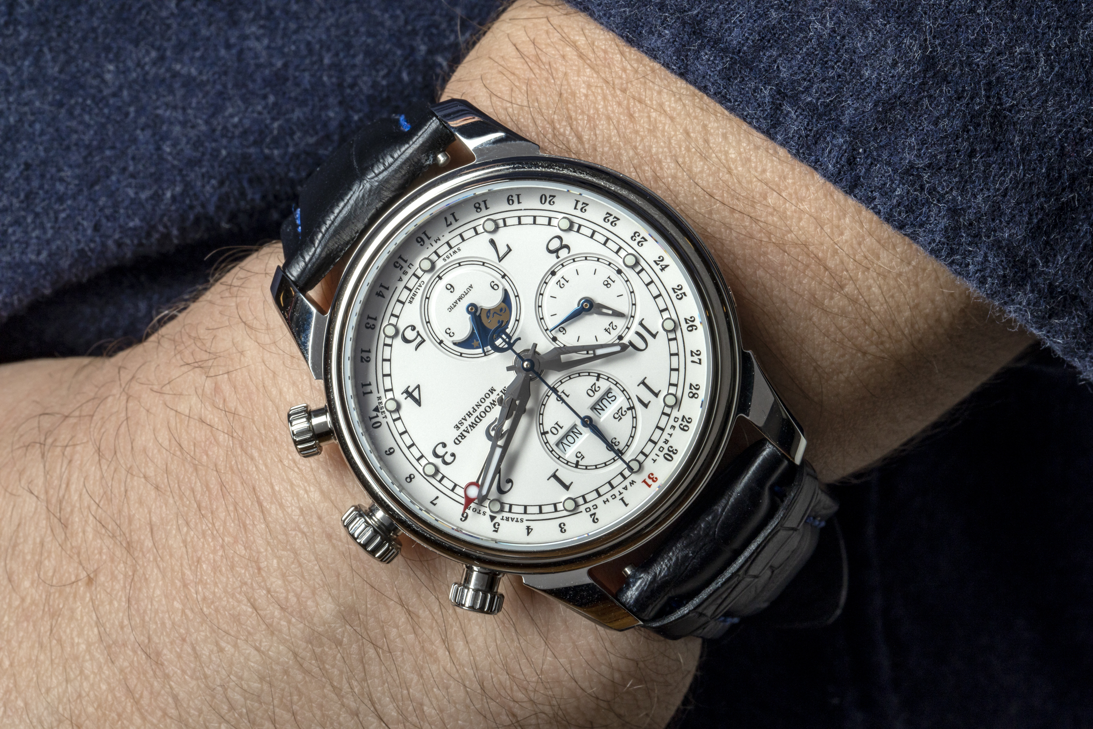 The Value Proposition: The Detroit Watch Company M1-Woodward Moonphase ...