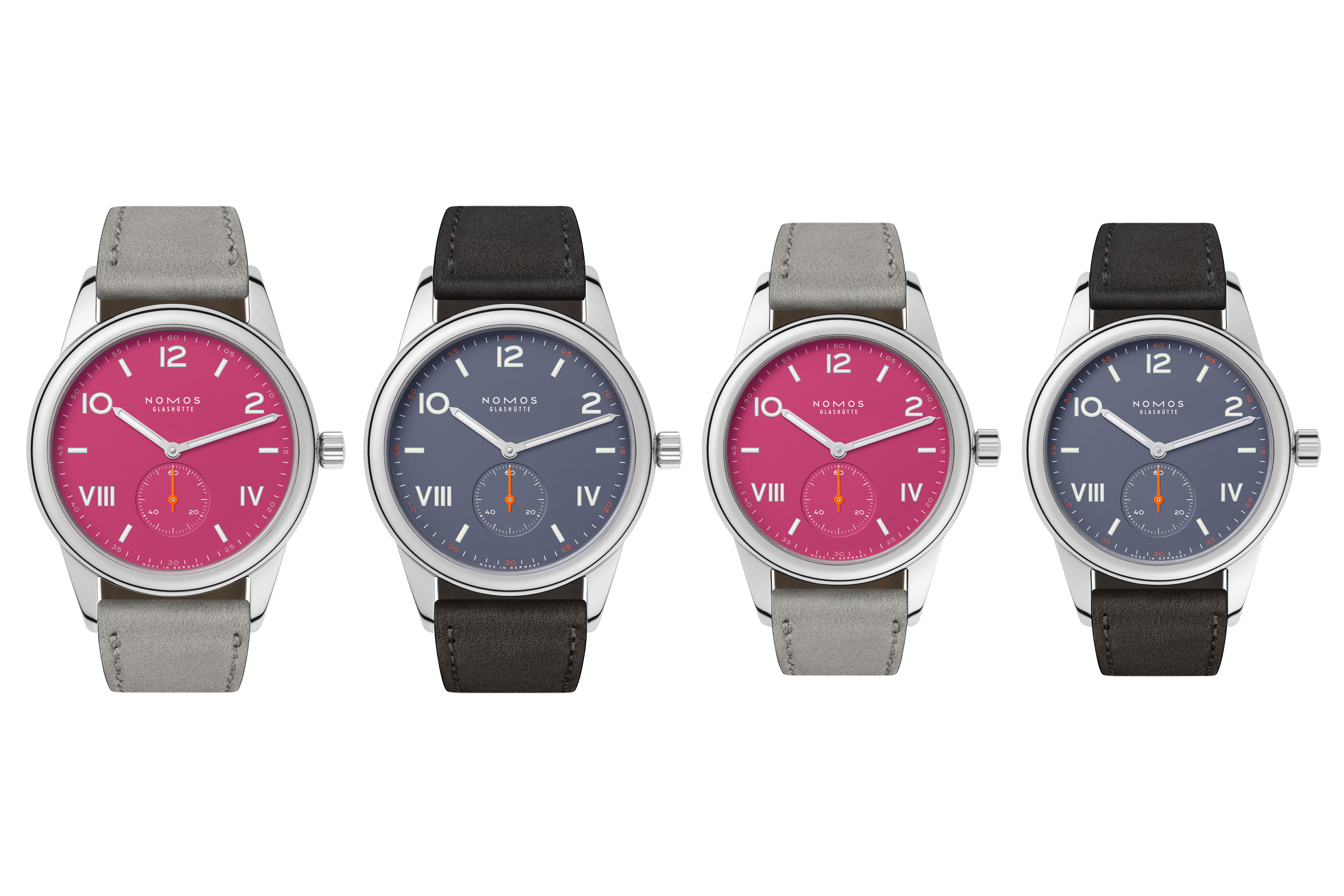 Two New Dial Colors In The NOMOS Club Campus Collection