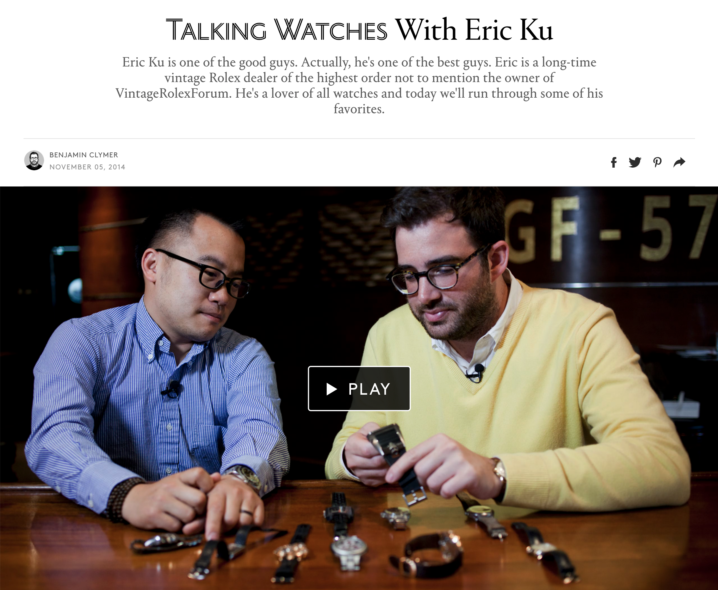 New Vintage Watches In The HODINKEE Shop