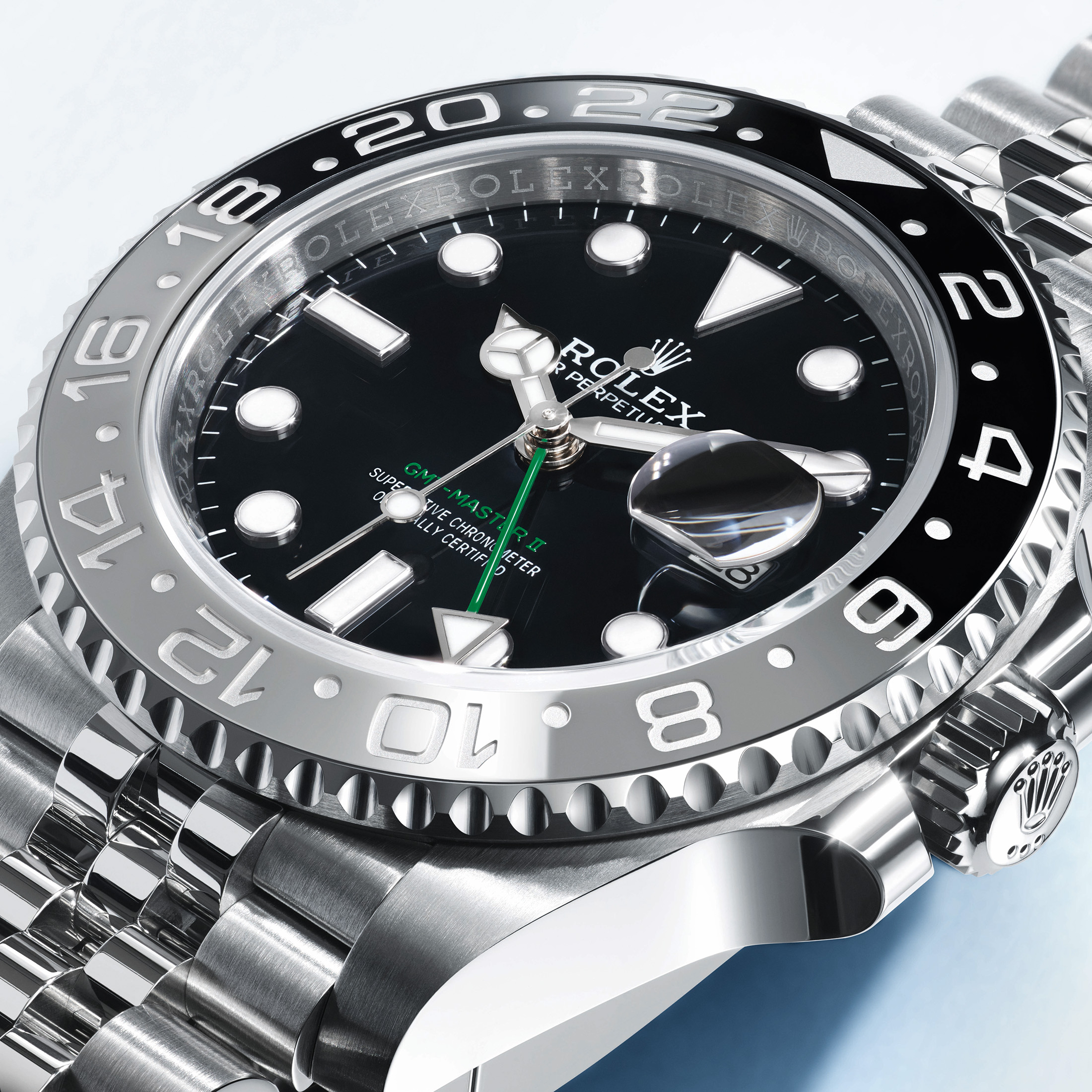 Rolex GMT-Master II With Grey And Black Ceramic Bezel