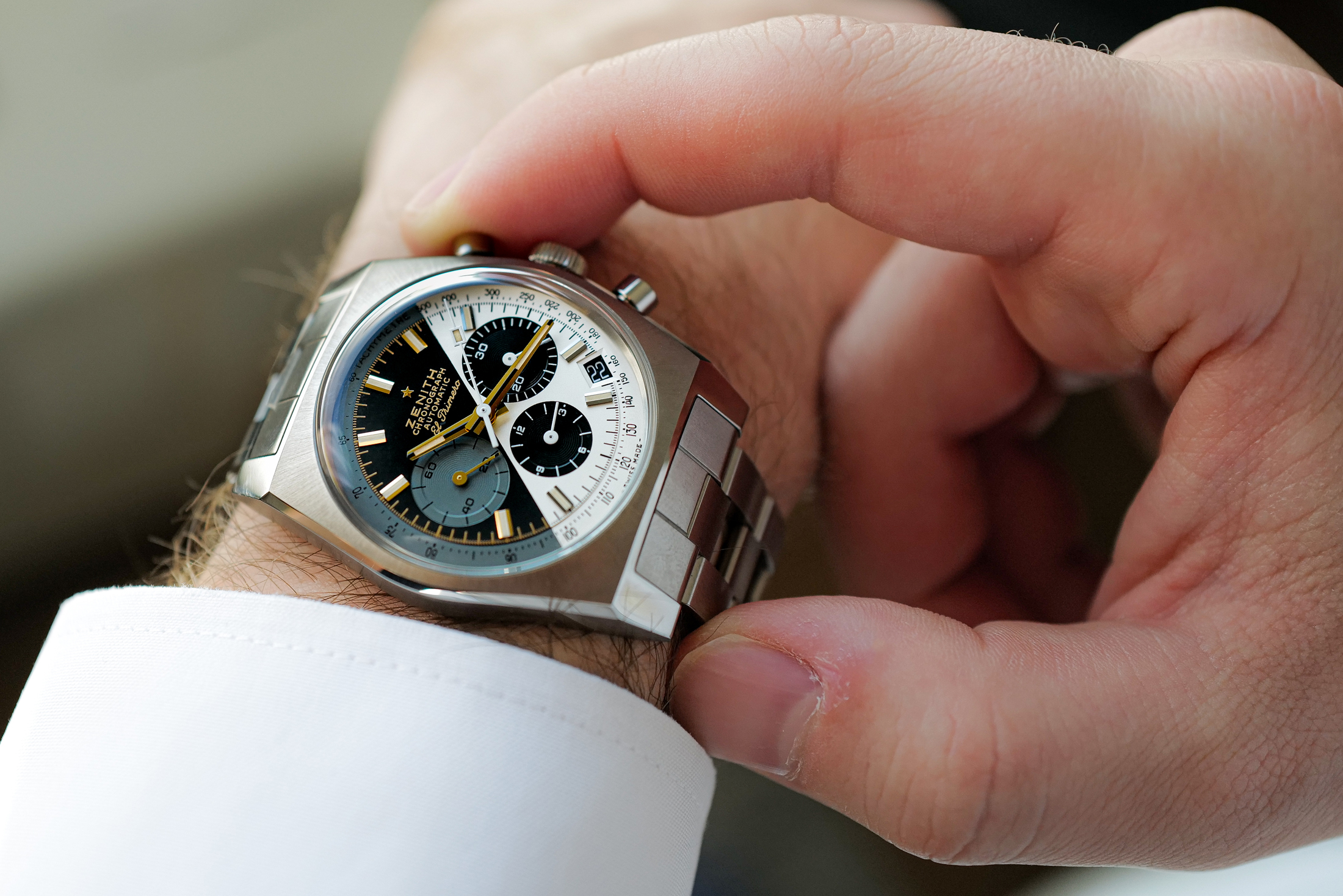 Zenith Spilt A Watch Dial In Two