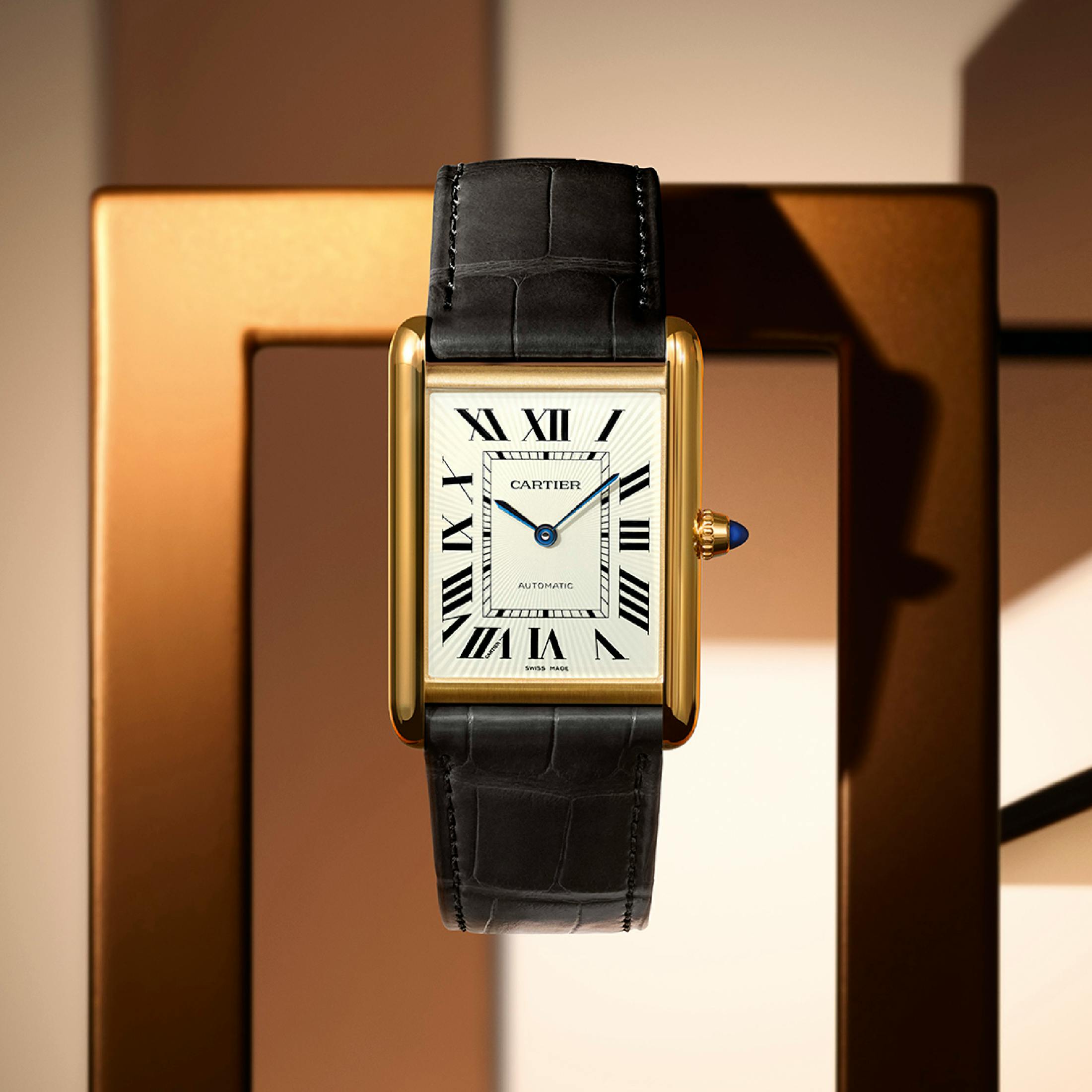 Introducing: The Cartier Tank Louis Cartier Goes Automatic (Again ...