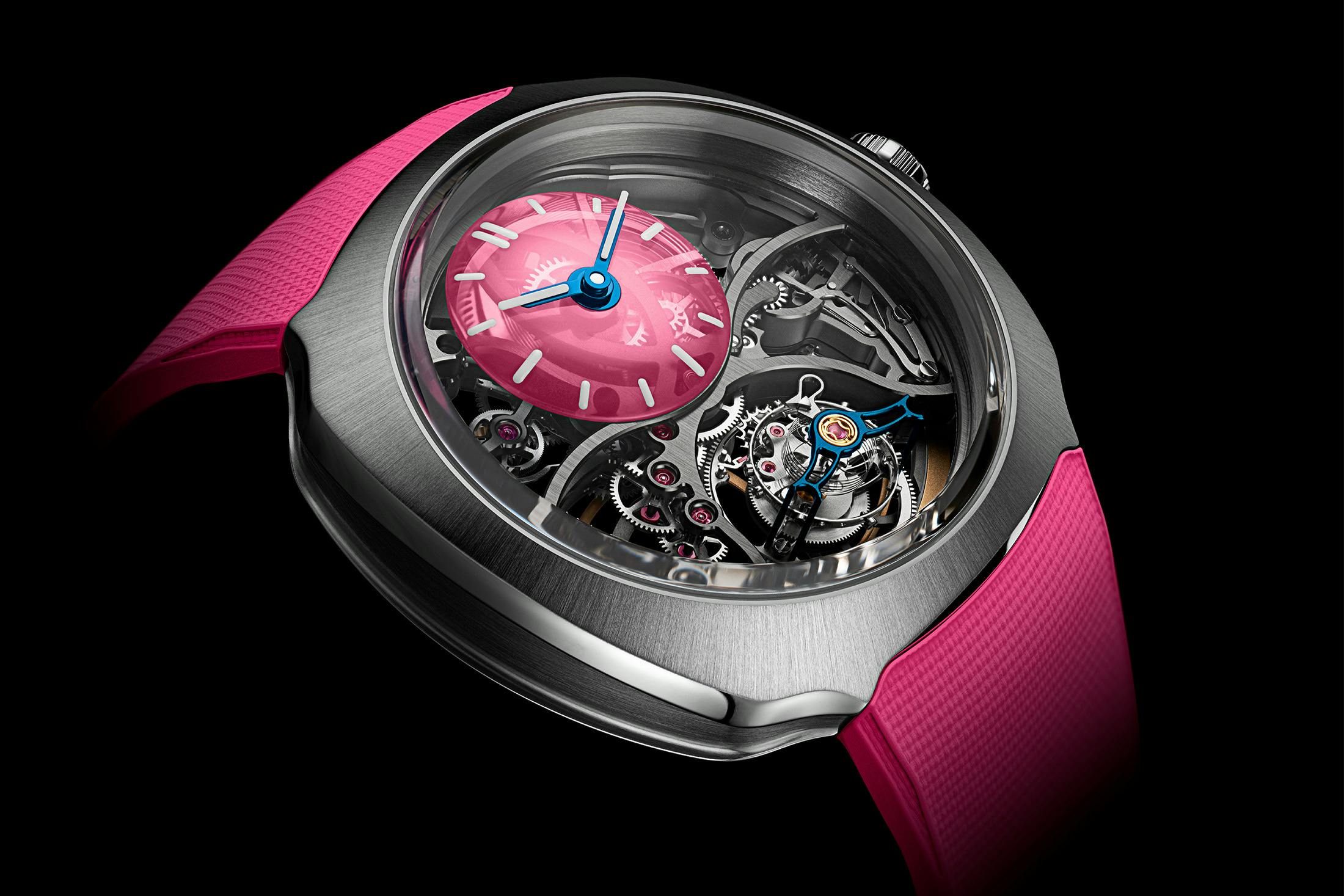 Moser’s Pink F1 Miami Tourbillon