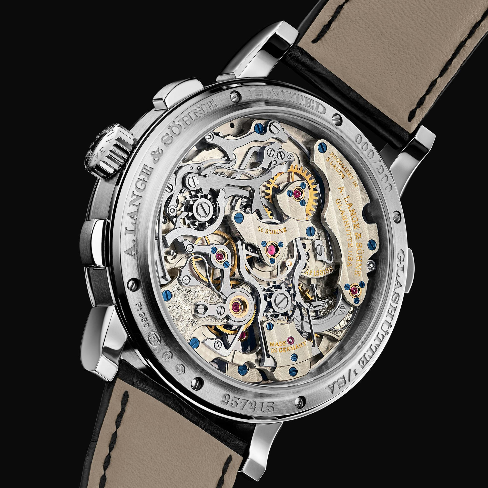 The Lange 1815 Rattrapante, Now In Platinum