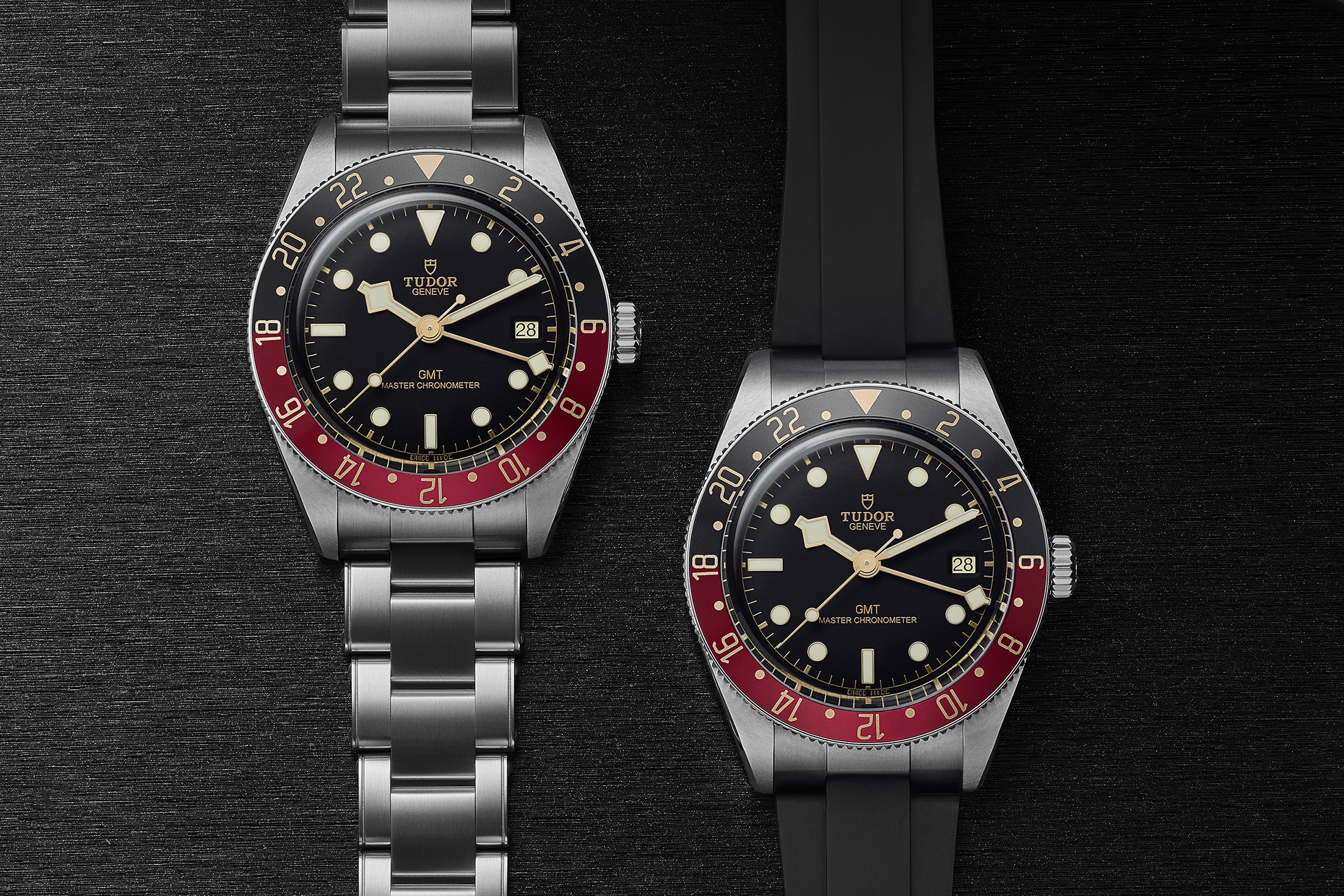 Tudor released a GMT today with a familiar color palette: Maroon and ...