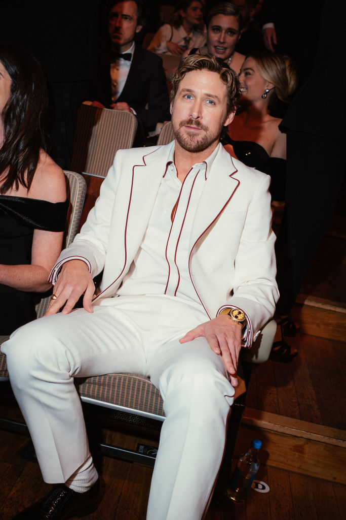 Ryan Gosling Wearing a Unique Yellow Gold Glassbox