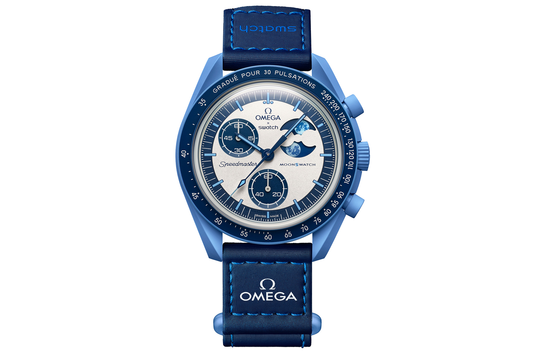 Introducing: MoonSwatch Mission To The Super Blue Moonphase - Hodinkee