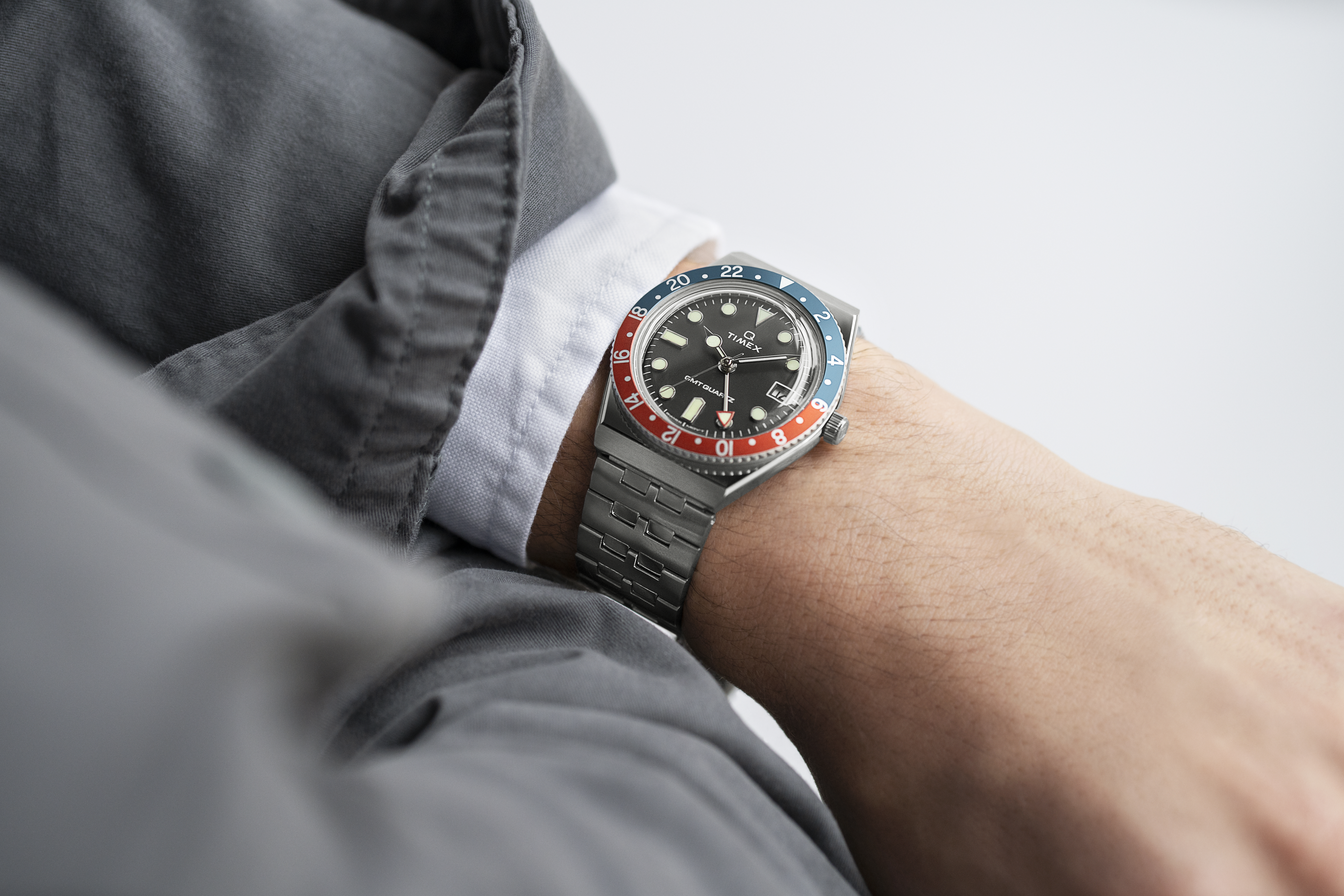 Introducing The New Q Timex GMT.