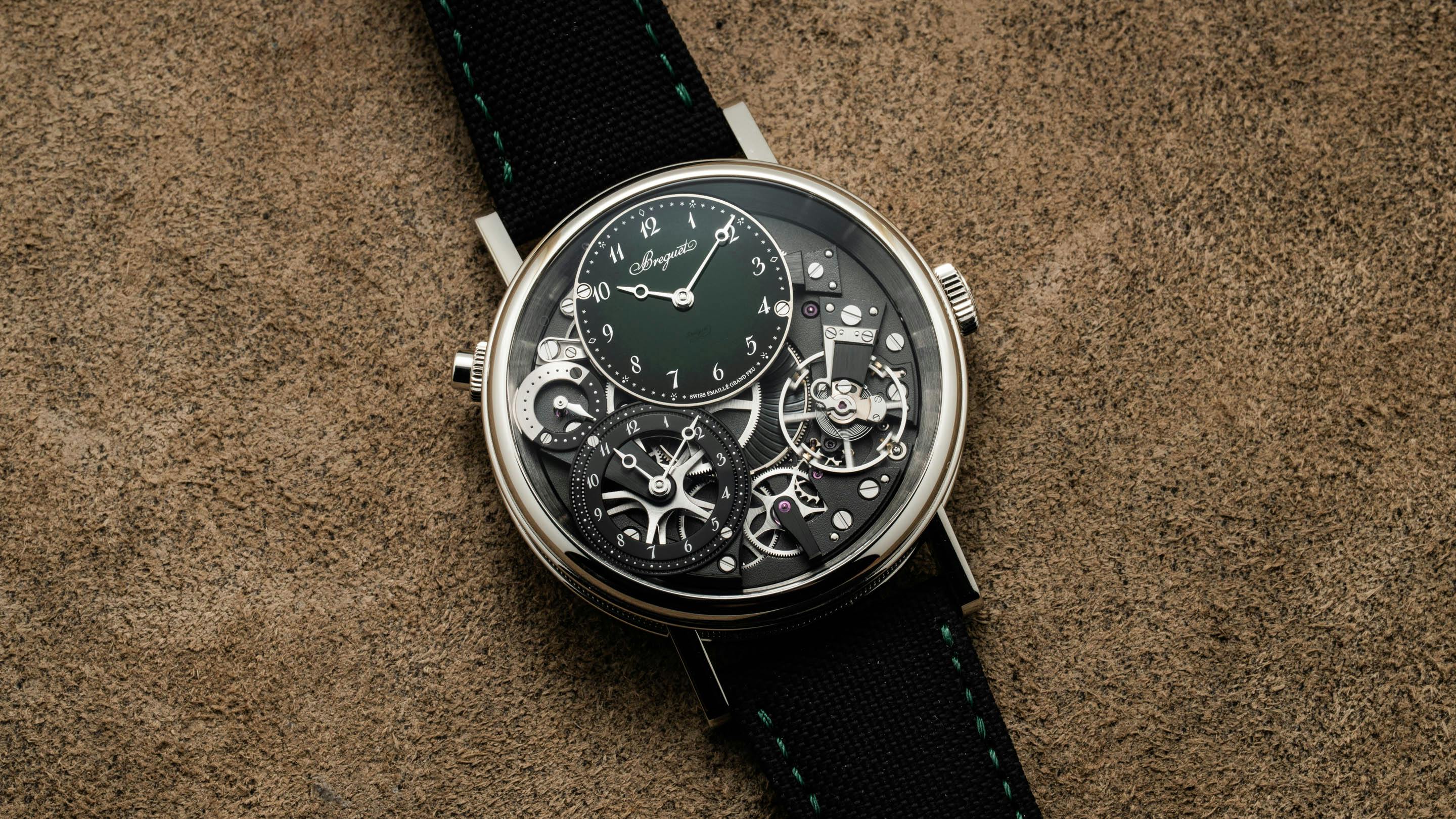 Hands-On: The Breguet Tradition GMT With Green Enamel Dial - Hodinkee