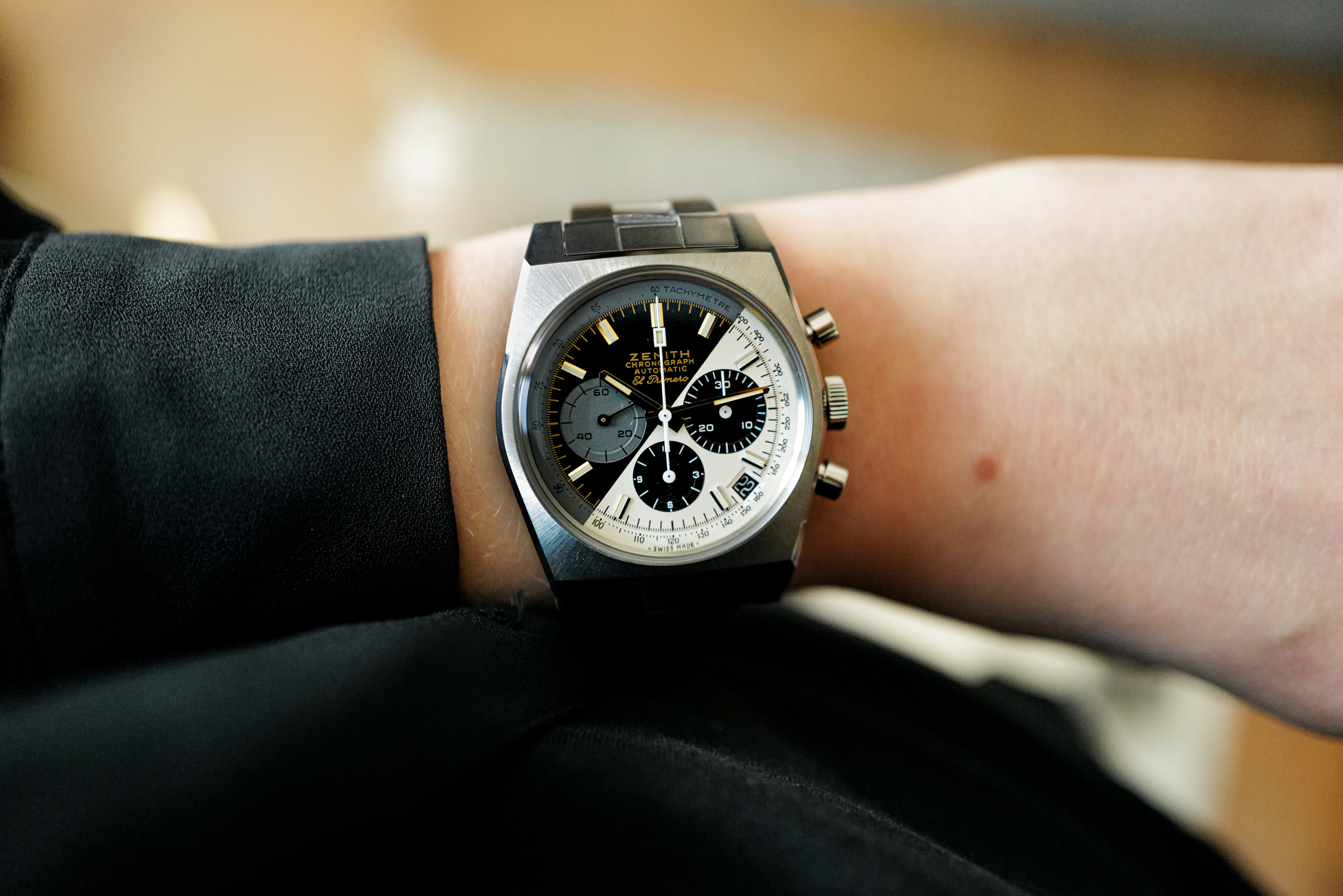 Zenith Spilt A Watch Dial In Two