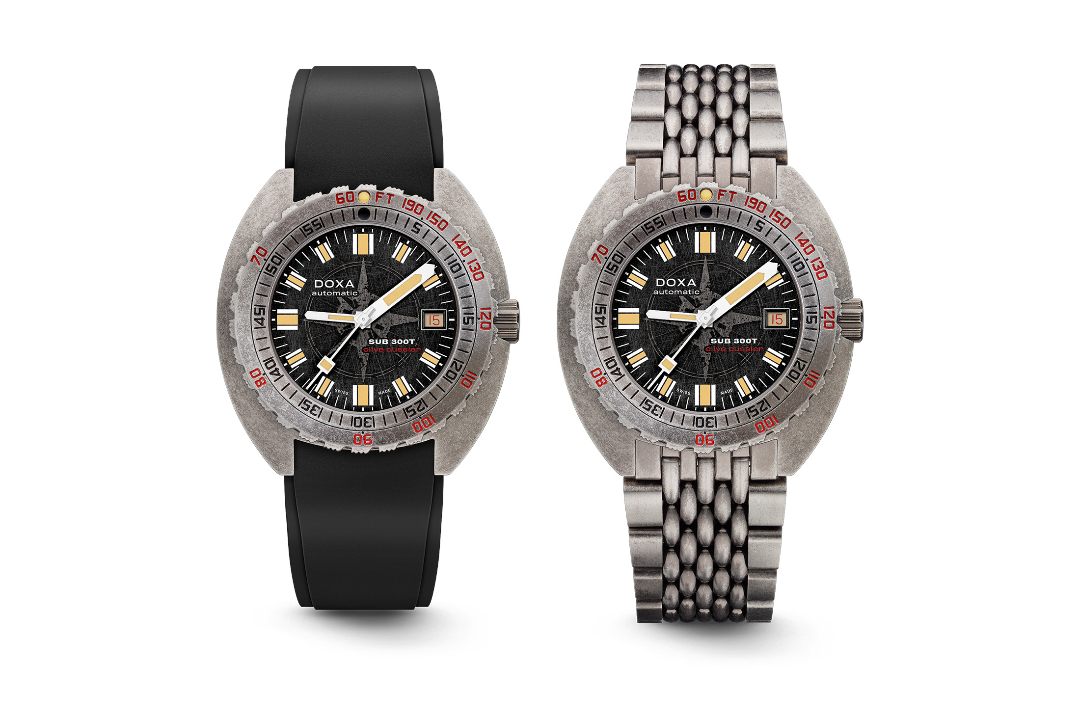 Introducing: The Doxa Sub 300T Sharkhunter Clive Cussler Limited Edition - Hodinkee