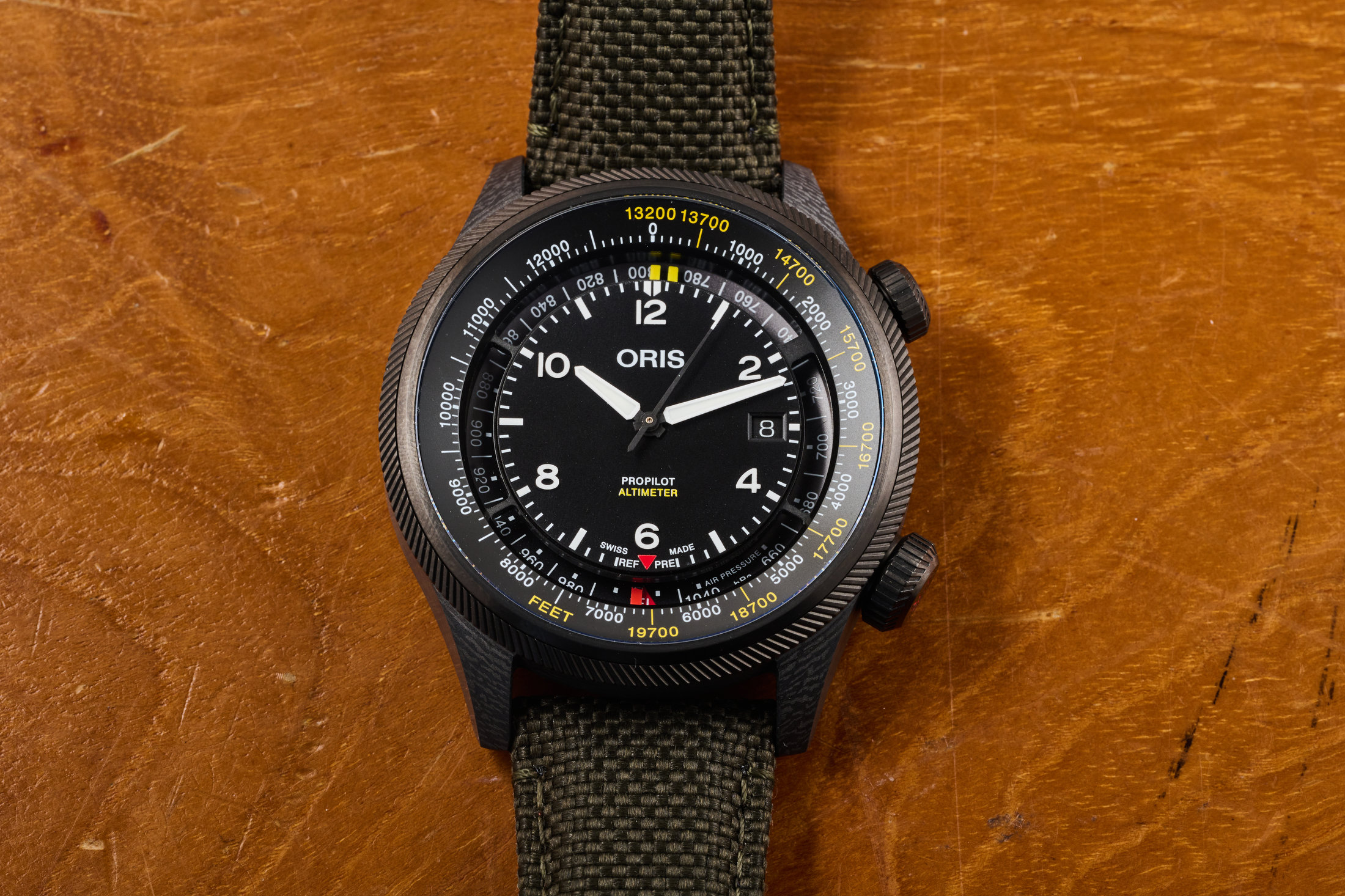 The New Oris ProPilot Altimeter