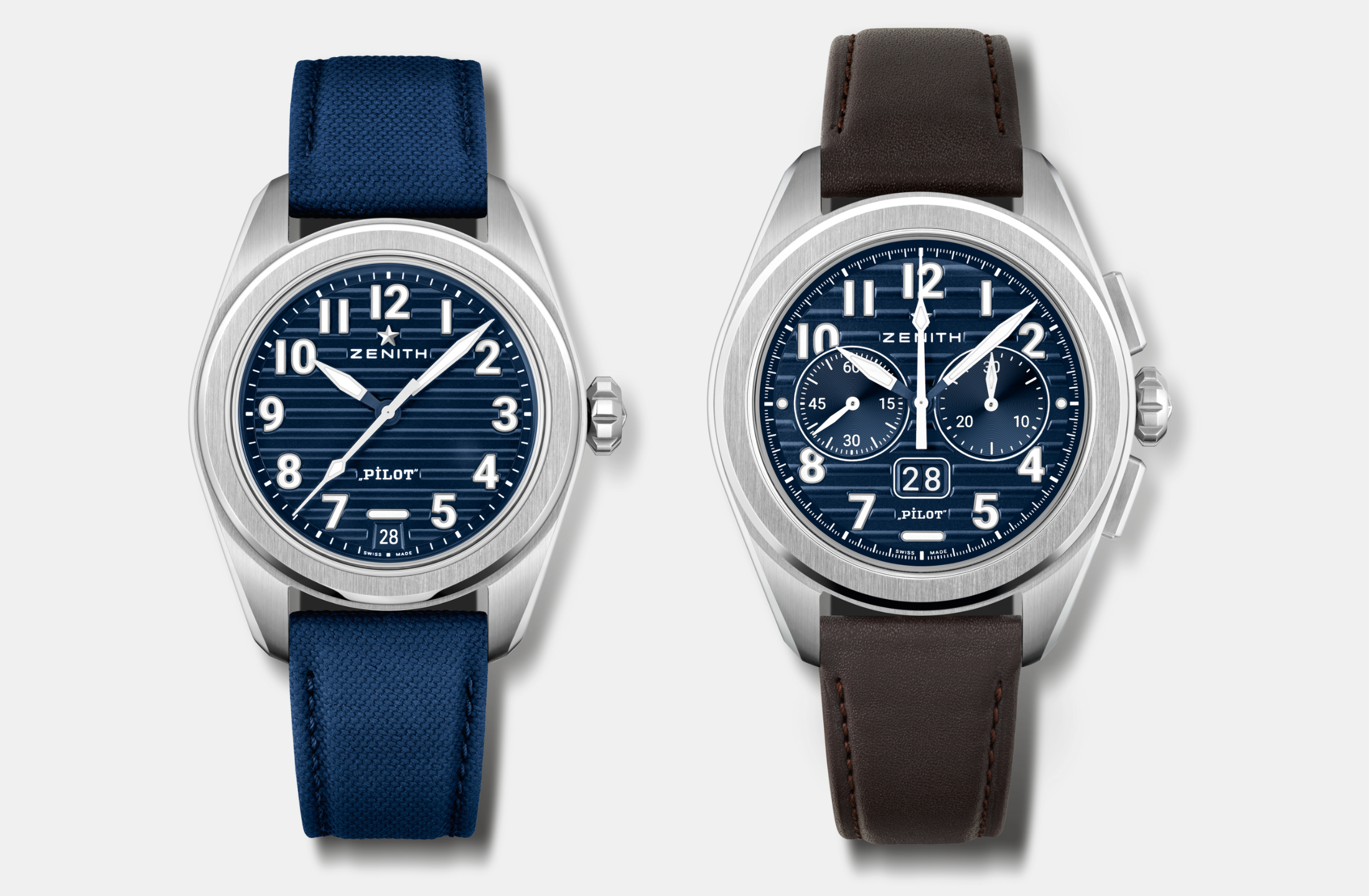 Zenith Adds To Its New Pilot Collection With A Fresh Blue Dial